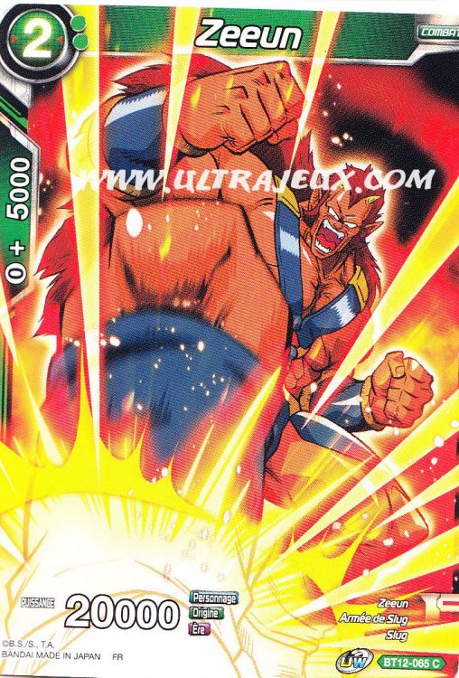 Zeeun (BT12-065 ) - Carte Dragon Ball Super Serie 12 - BT12 - Vicious