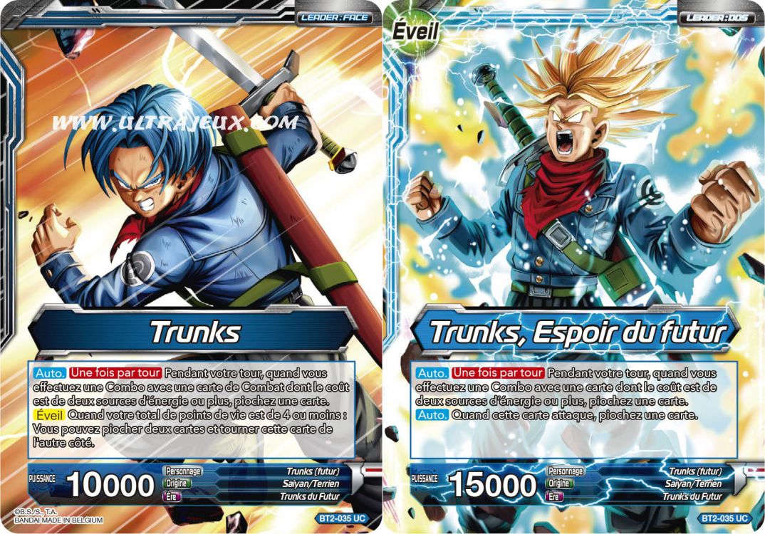 Trunks & Trunks, Espoir du futur (BT2-035) - Carte Dragon Ball Super S