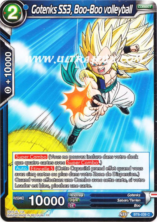 Gotenks SS3, Boo-Boo volleyball (BT6-039-R) - Carte Dragon Ball Super