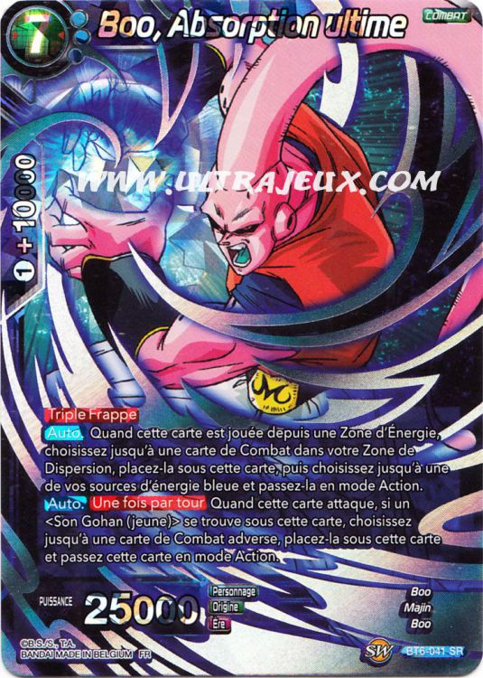 Boo, Absorption ultime (BT6-041) - Carte Dragon Ball Super Serie 6 - B