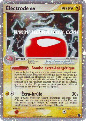 UltraJeux - Electrode Ex (107/116) [Carte Pokémon Cartes à l'Unité ...
