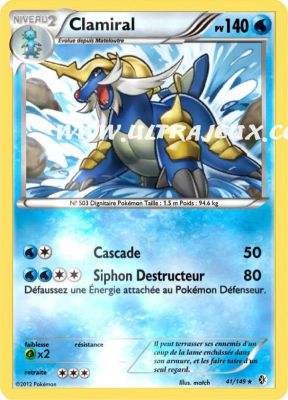 UltraJeux - Clamiral (41/149) [Carte Pokémon Cartes à l'Unité Français]