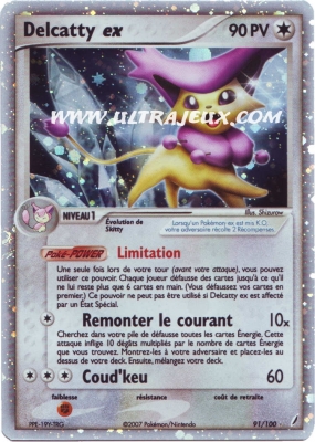UltraJeux - Delcatty Ex (91/100) [Carte Pokémon Cartes à l'Unité Français]