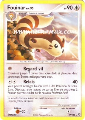 UltraJeux - Fouinar Niv.35 (027/124) [Carte Pokémon Cartes à l'Unité ...