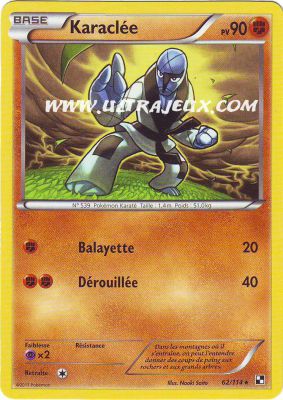 UltraJeux - Karaclée (62/115) [Carte Pokémon Cartes à l'Unité Français]