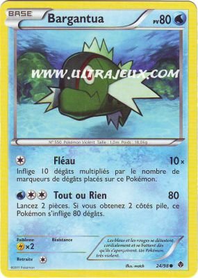 UltraJeux - Bargantua (24/99) [Carte Pokémon Cartes à l'Unité Français]