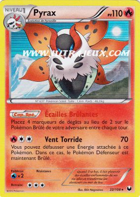 UltraJeux - Pyrax (22/108) [Carte Pokémon Cartes à l'Unité Français]