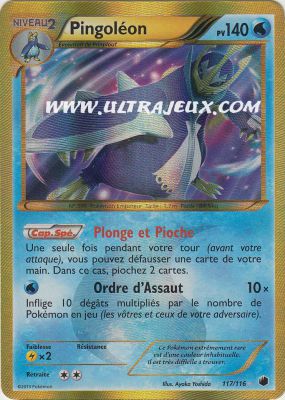 UltraJeux - Pingoléon (117/122) [Carte Pokémon Cartes à l'Unité Français]