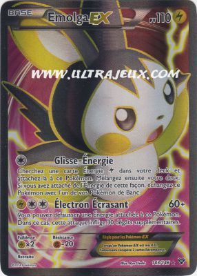 UltraJeux - Emolga Ex (143/146) [Carte Pokémon Cartes à l'Unité Français]