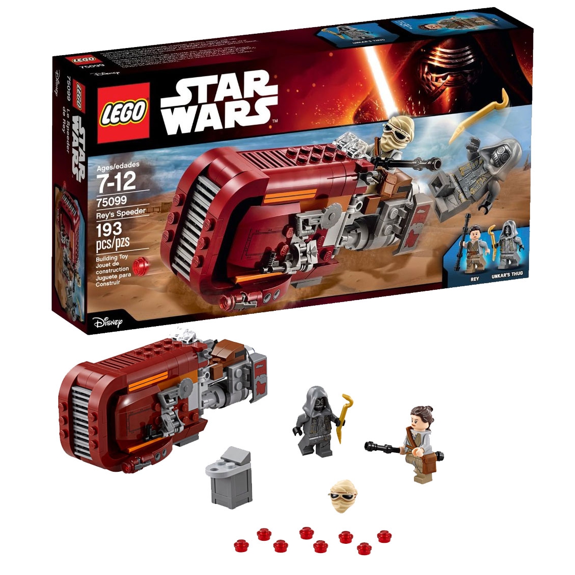 Episode Vii - 75099 - Rey's Speeder - Jeux de Construction - LEGO