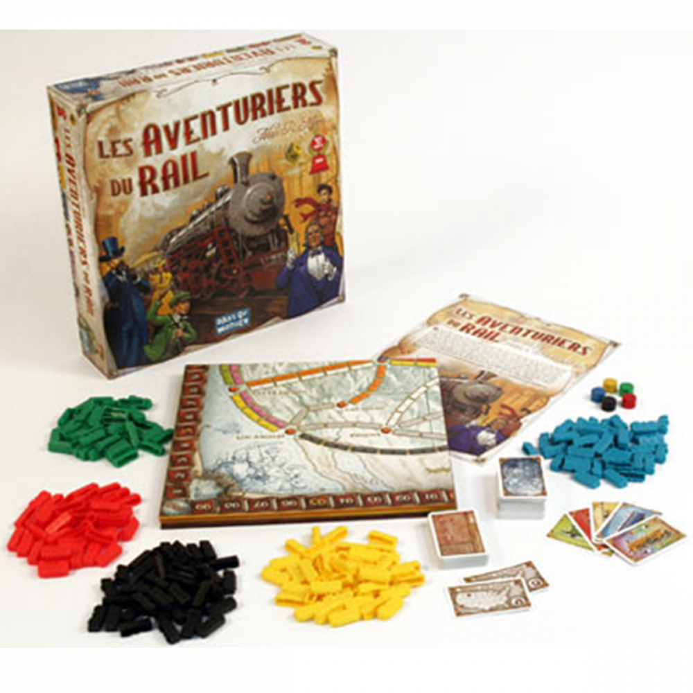 Les Aventuriers Du Rail - Jeux de Société - Les Aventuriers du Rail