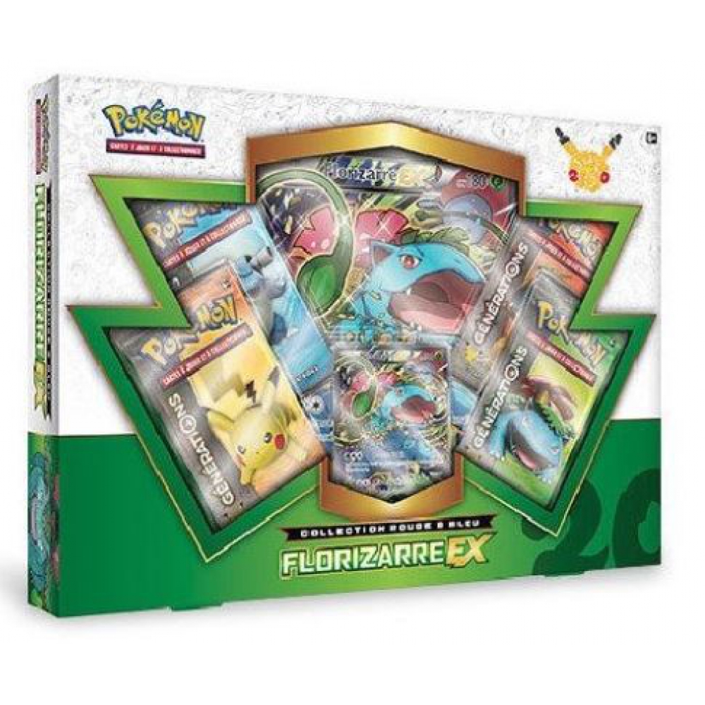 Coffret Collection Rouge & Bleu – Florizarre Ex Pokémon - UltraJeux