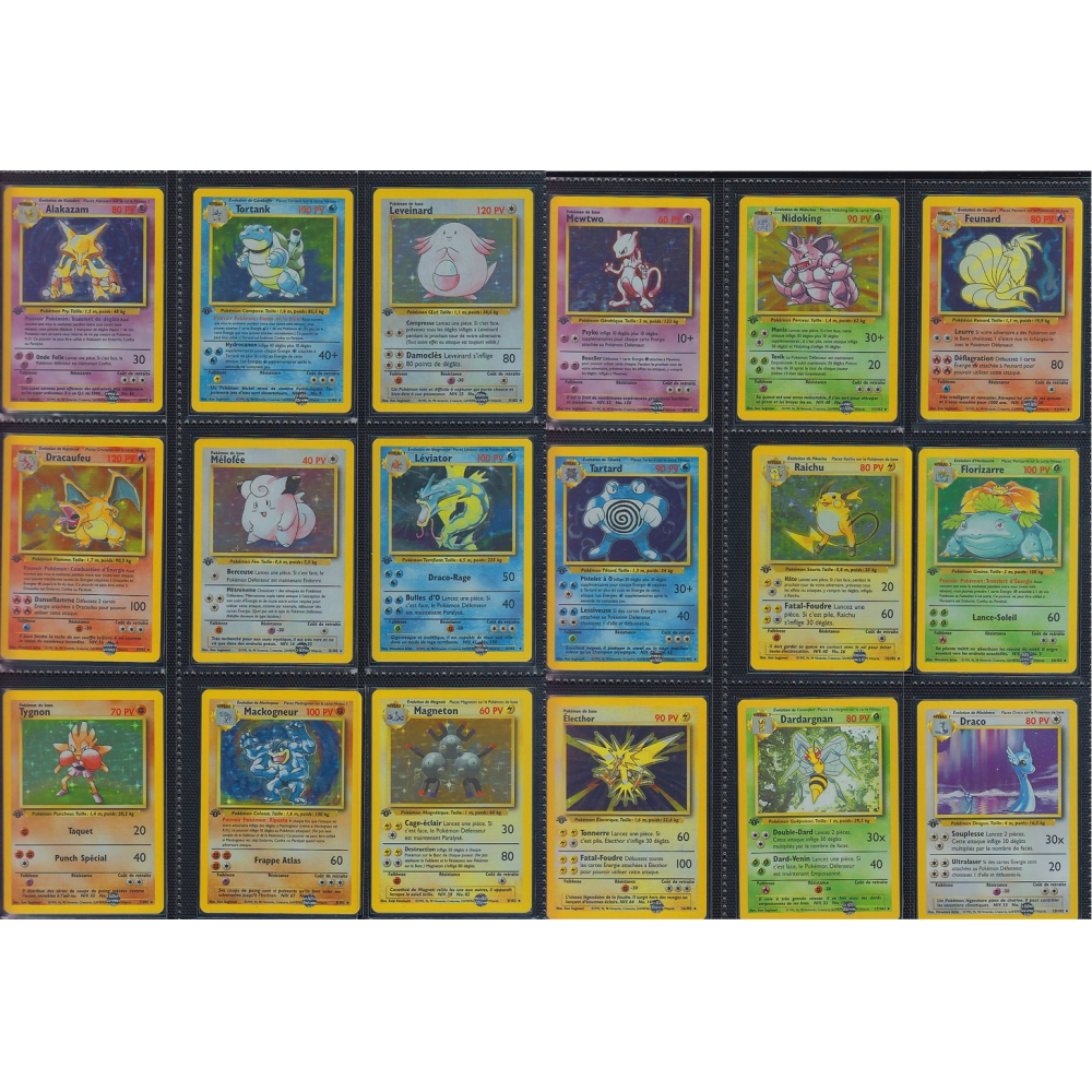 Pokémon Collection Complète - Set De Base - Cartes à Collectionner