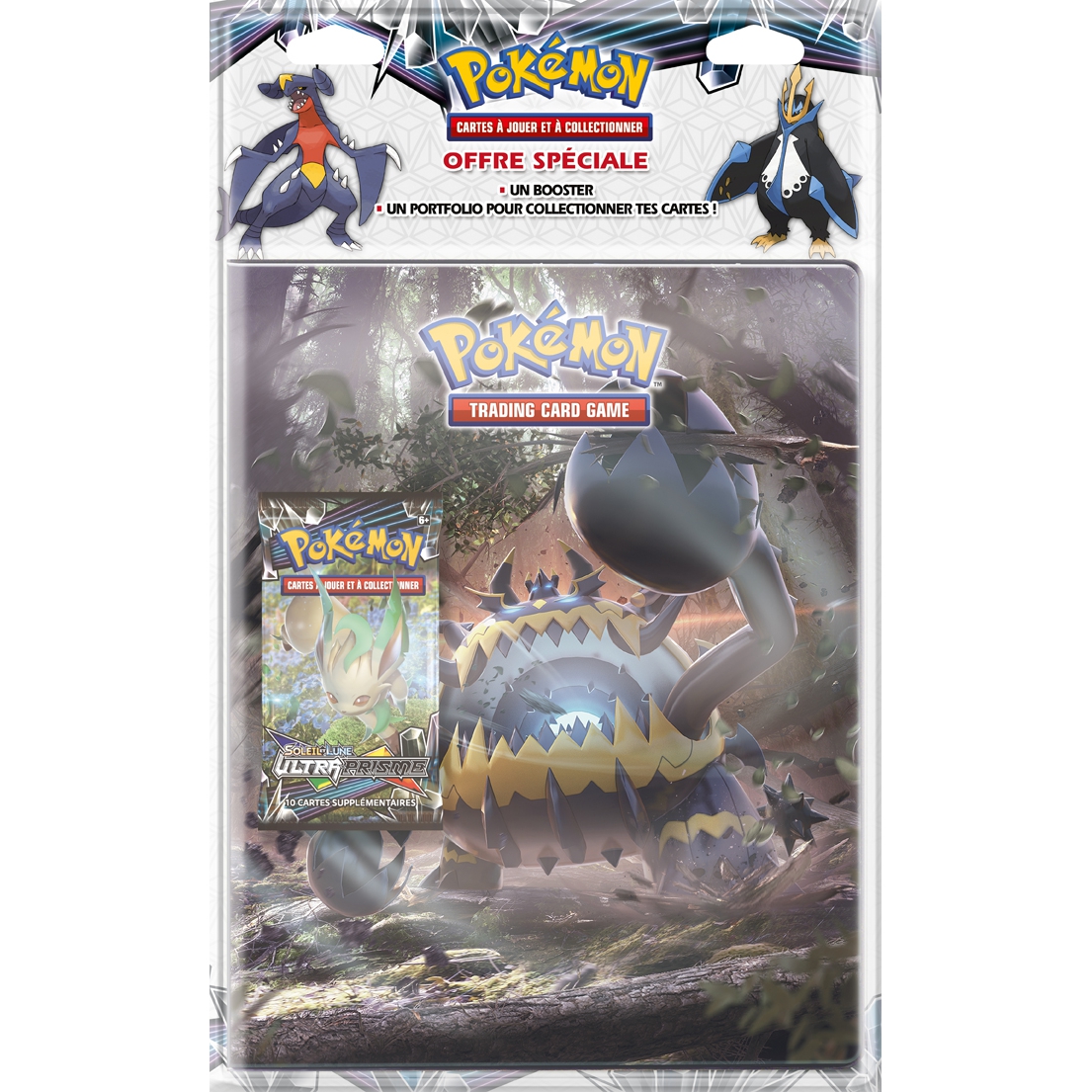 Pokémon Engloutyran - (A4 - 9 Cases) + 1 Booster Ultra Prisme - Cartes