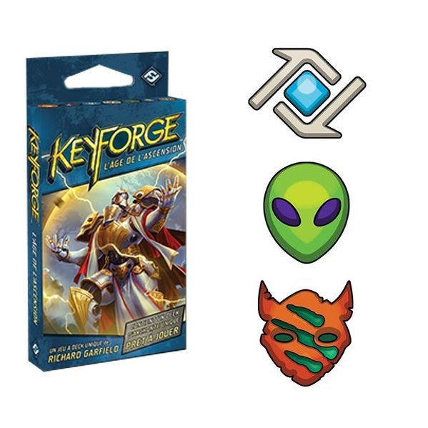 Saison 2 - Faction Logos Mars Indomptés (Untamed) KeyForge - UltraJeux