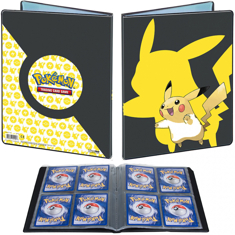 Pikachu 2019- A5 - 10 pages de 4 cases (80 cartes recto-verso) - Acces