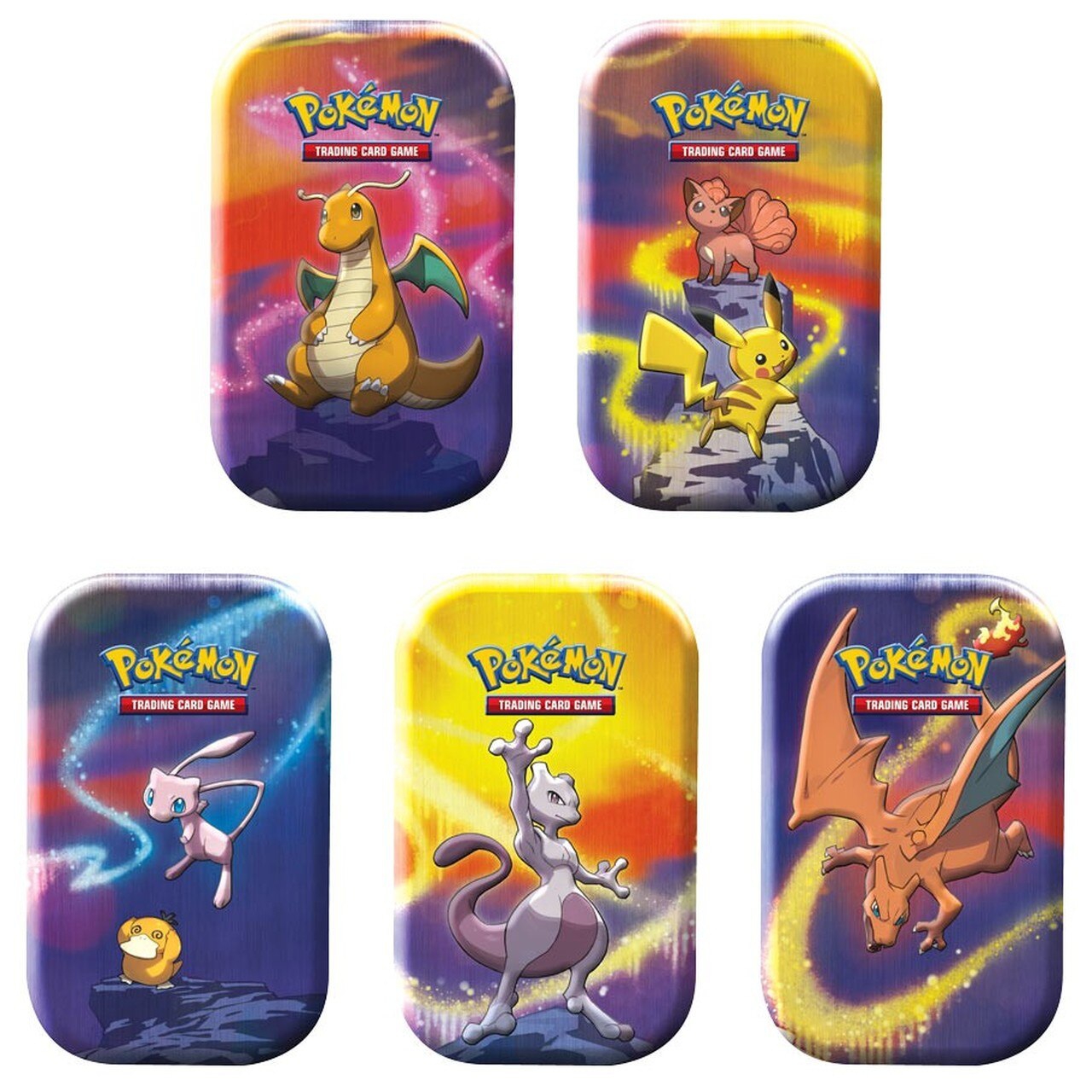 Pokémon Kanto Power Mini Tin - Lot de 5 - Cartes à Collectionner