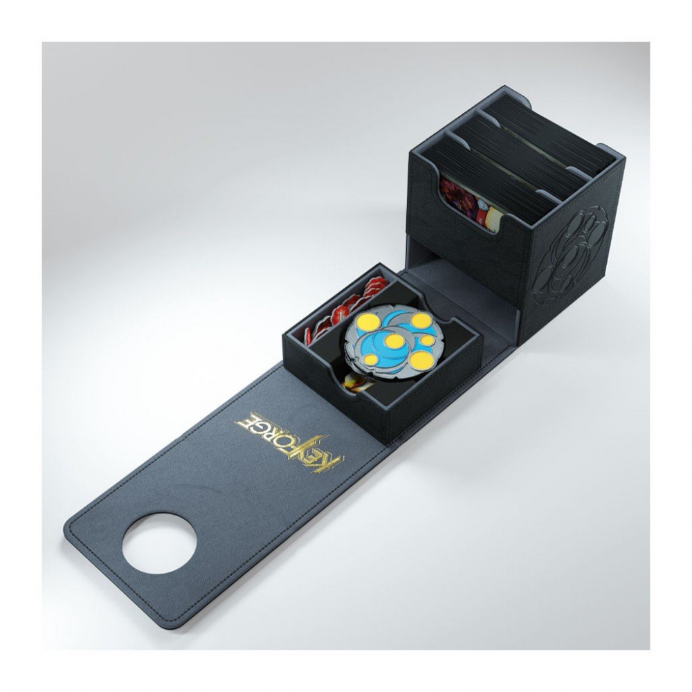 Boite de Rangement Deck Box Keyforge - Vault Noir KeyForge - UltraJeux