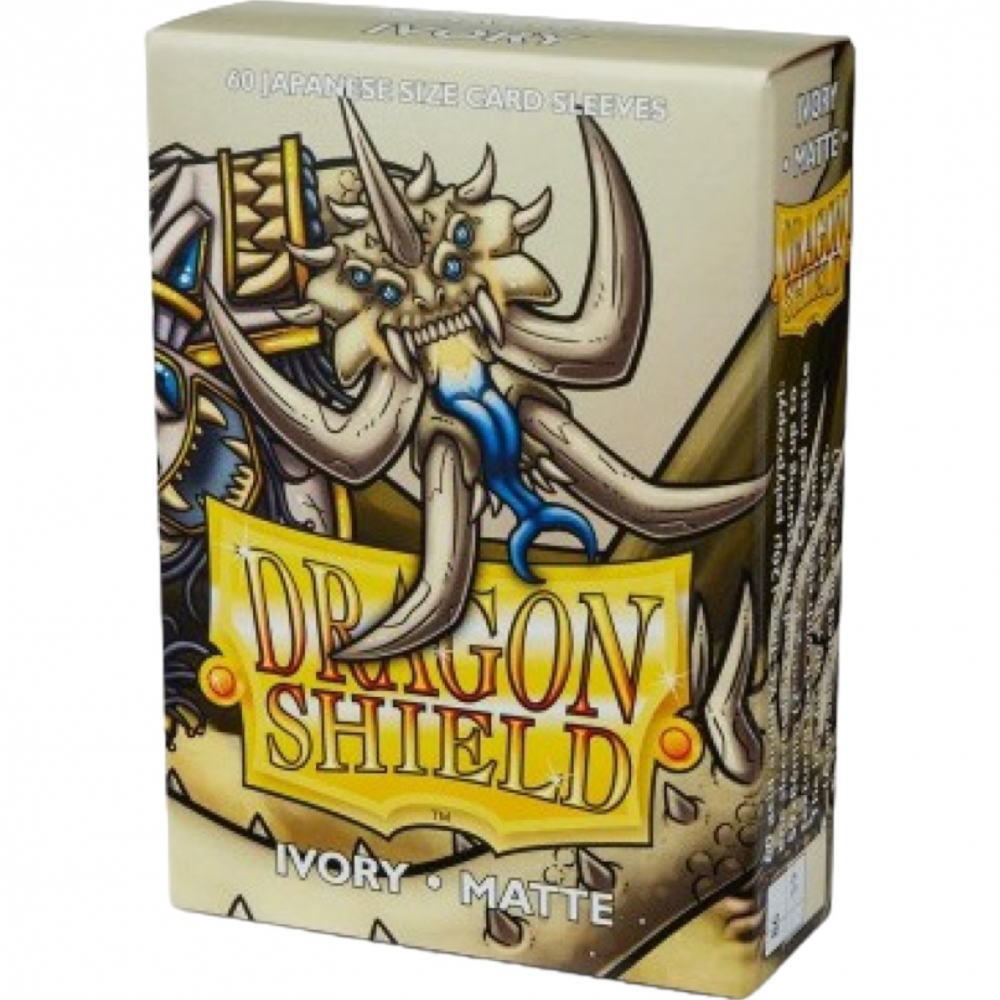 Dragon Shield Sleeves Mini Matte - Ivory - Ivoire - par 60 - Accessoir