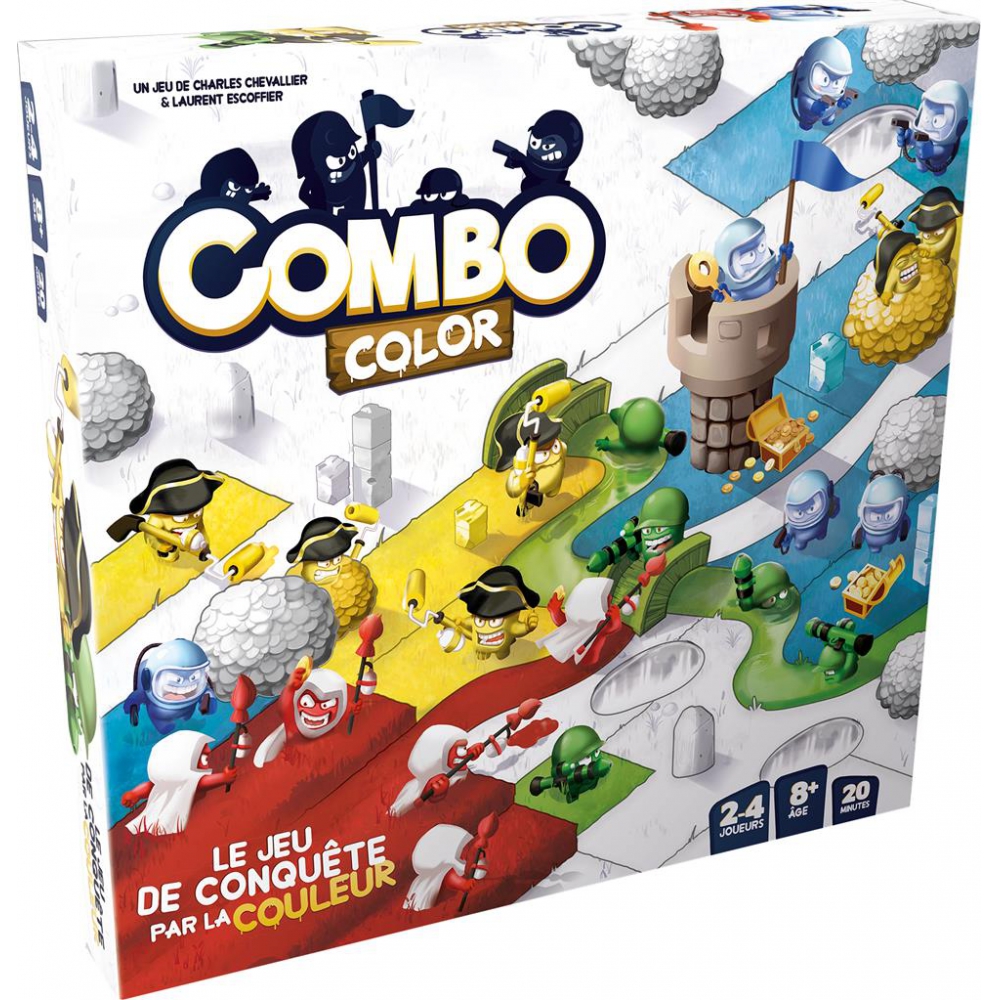 Combo Color - Jeux de Société - Enfant - Jeu de Plateau