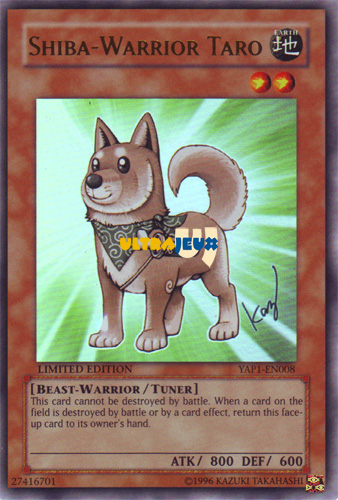 Shiba-warrior Taro - By Kazuki Takahashi Yu-Gi-Oh! - UltraJeux