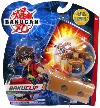 Bakuclip Clear + Bakugan Marron Bakugan - UltraJeux