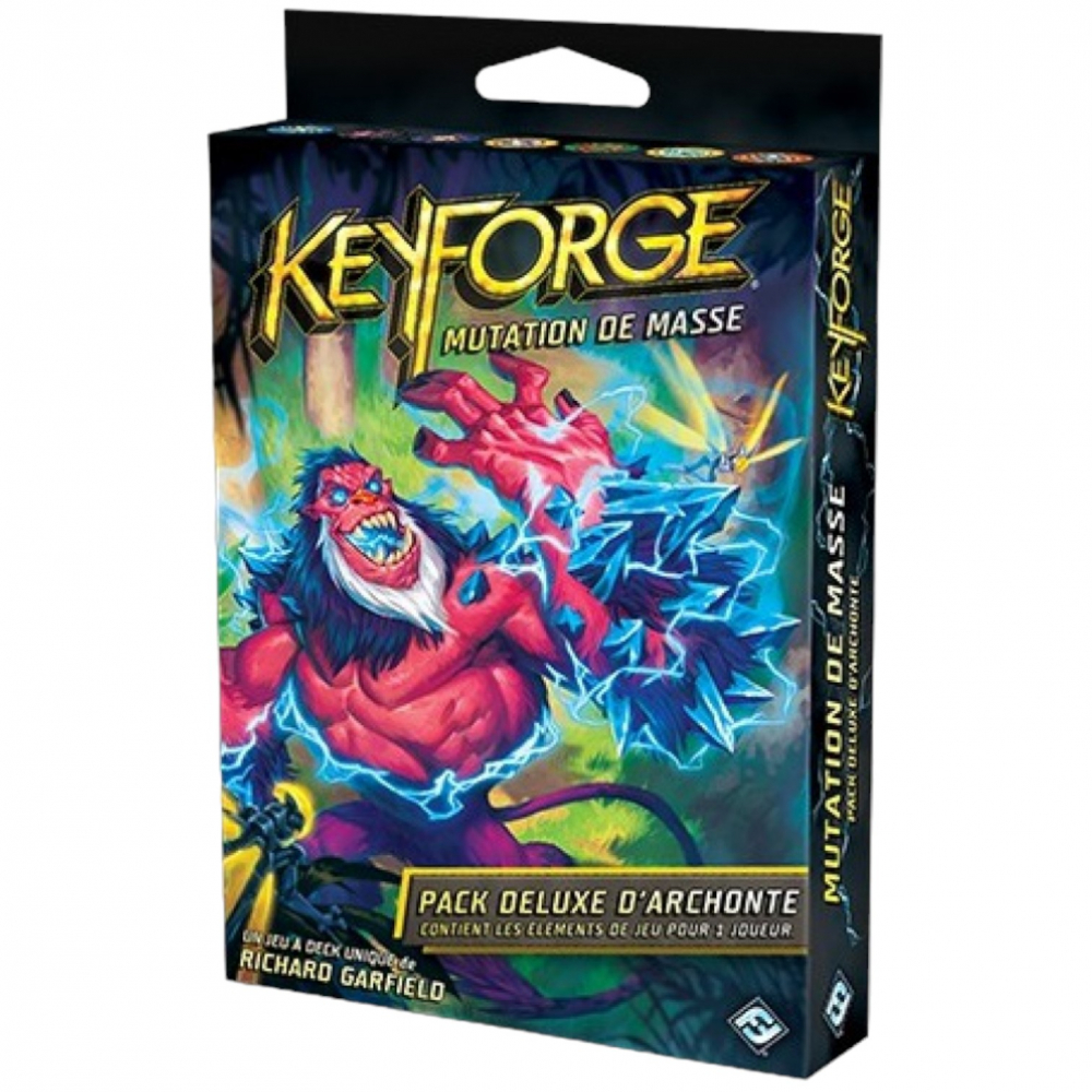 KeyForge Pack Deluxe - Mutation de Masse - Cartes à Collectionner