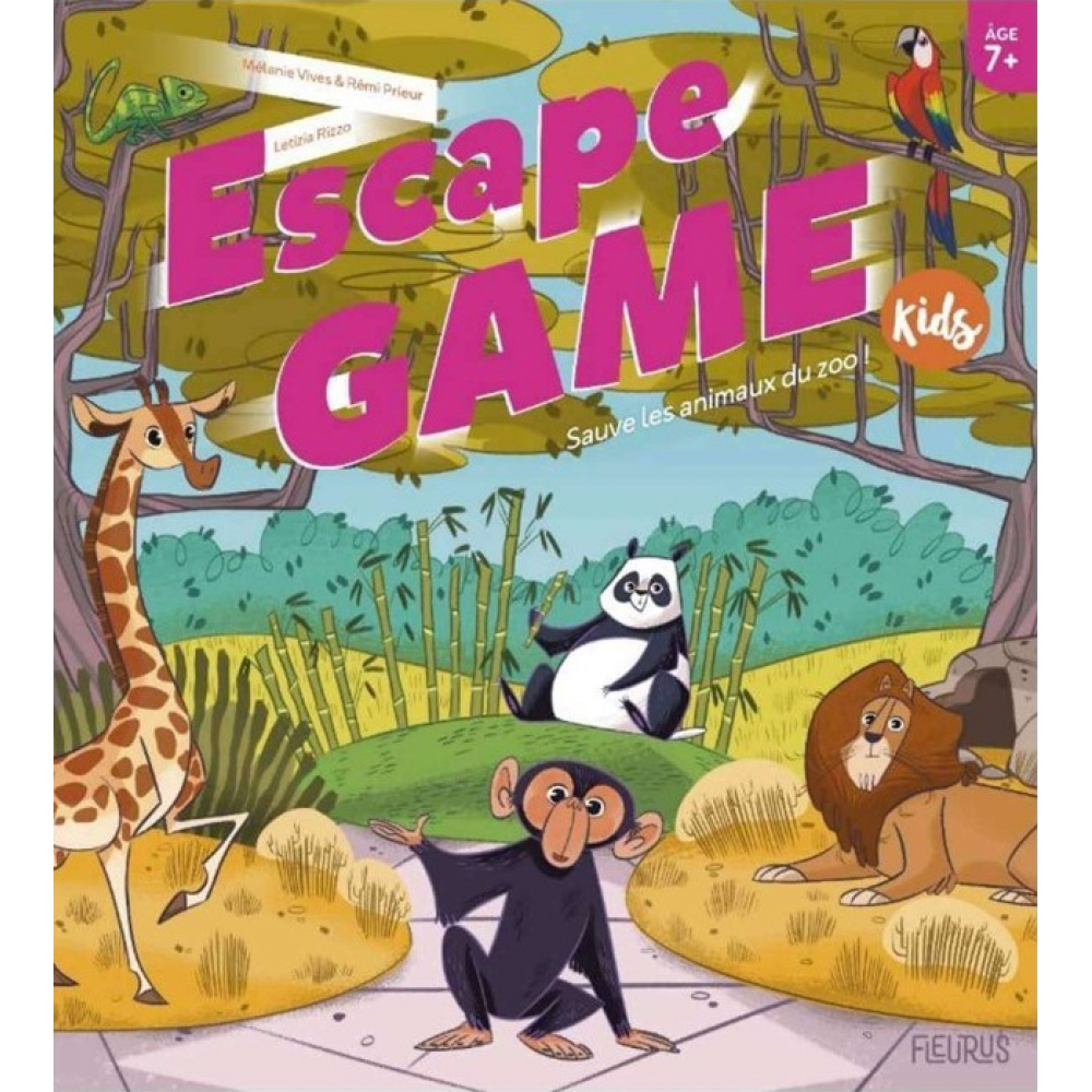 Escape Kids 02 - Sauve les animaux du zoo ! - Jeux de Société - Enfant