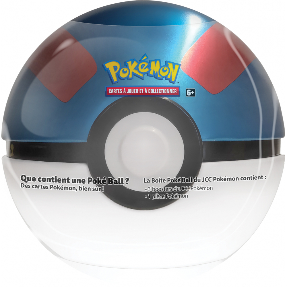 Pokebox Poké Ball Tin : Super Ball (3 boosters + 1 jeton) Pokémon - Ul