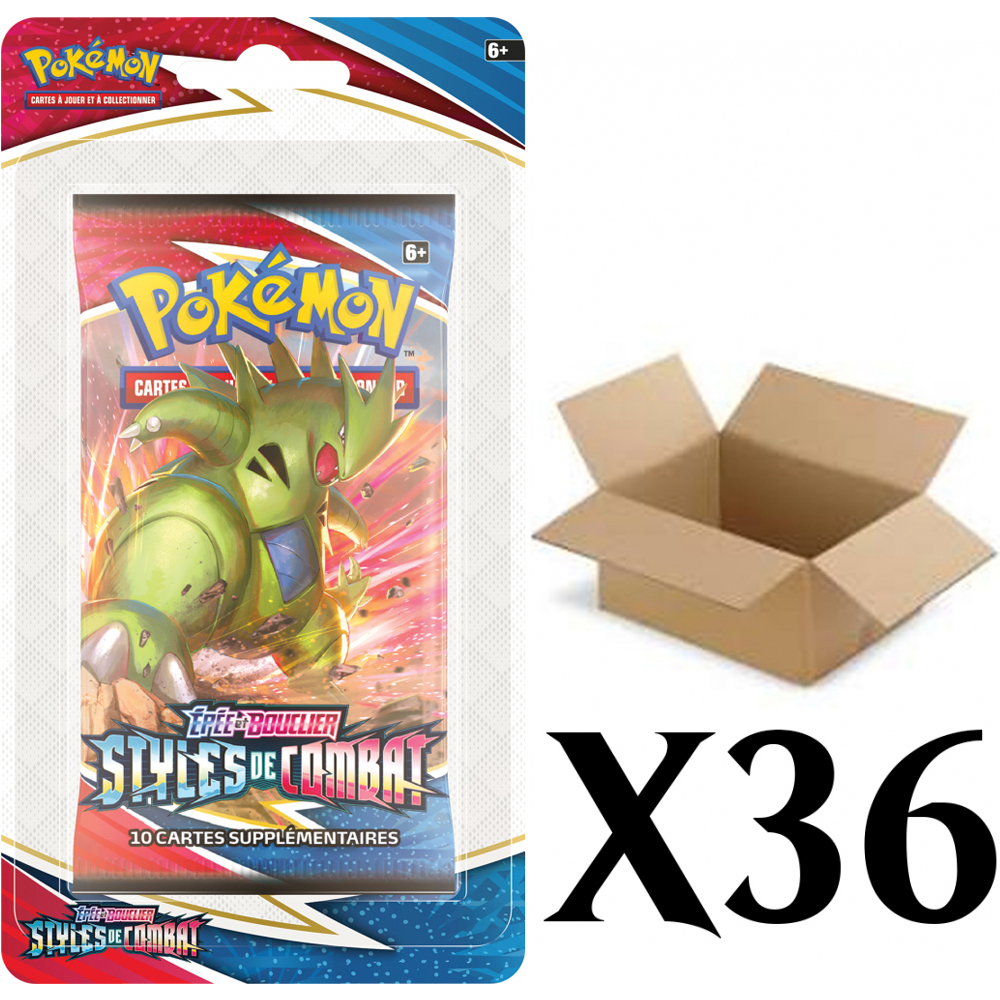 Booster EB05 - Épée et Bouclier 5 : Styles de Combat - Carton de 36 ...