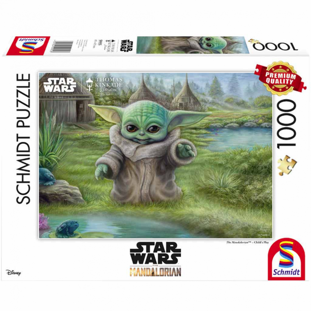 Puzzle Star Wars : Mandalorian : Baby Yoda - 1000 pièces - Puzzles - R