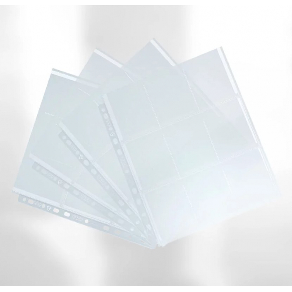 Lot De 50 Feuilles De Classeur - Ultrasonic - 9 Cases - Topload - Tra