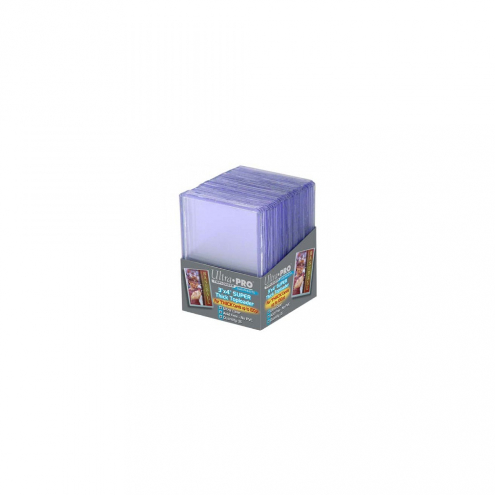 Ultra Pro - Toploader - 3" x 4" 100PT (Lot de 25) - Accessoires pour C