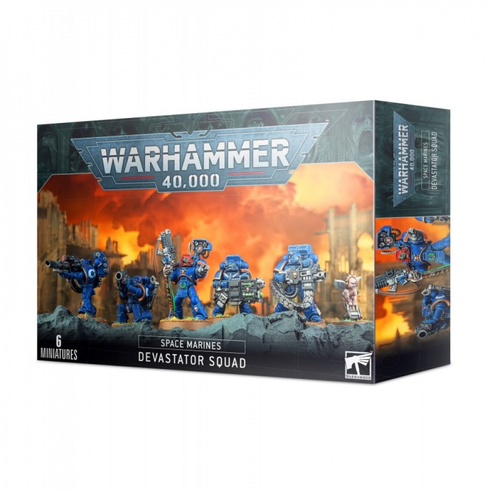 Warhammer 40.000 - Space Marines : Devastator Squad - Jeux de Figurine