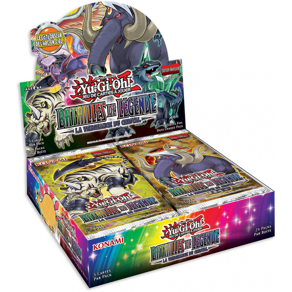 Yu-Gi-Oh! Display de 24 boosters - Batailles de Légende : La Vengeance