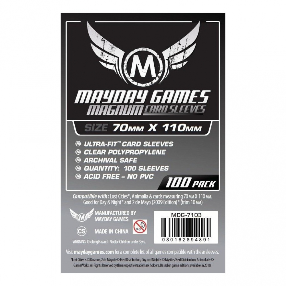Mayday - "Lost Cities" Card Sleeves - Magnum Ultra-Fit - 70x110mm - 10