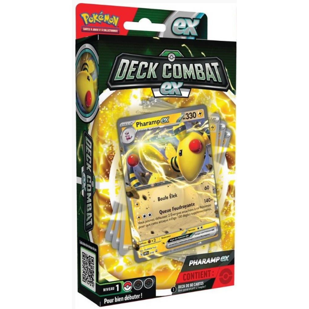 Pokémon Deck de Combat - Pharamp Ex - Cartes à Collectionner