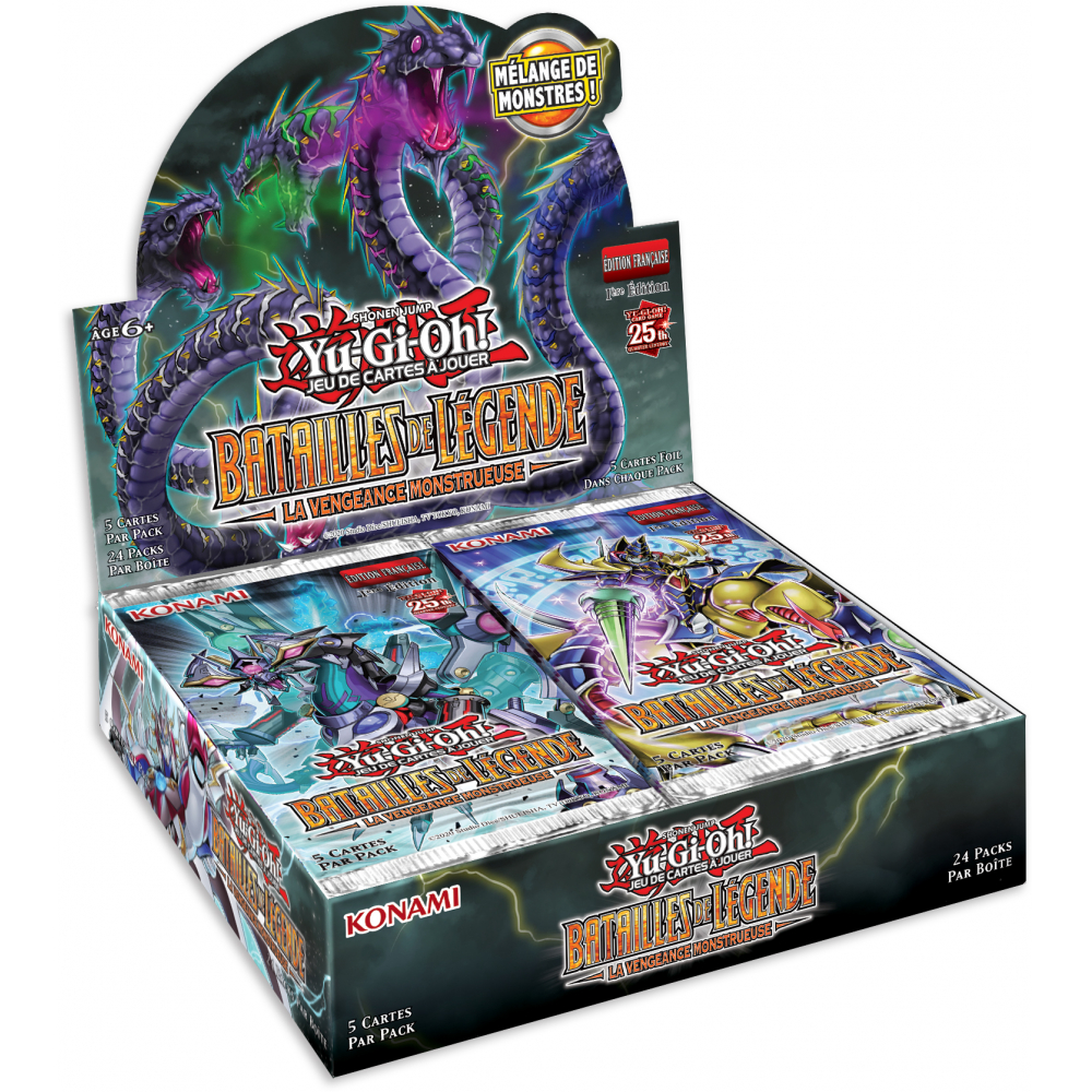 Yu-Gi-Oh! Display de 24 boosters - Batailles de Légende : La Vengeance