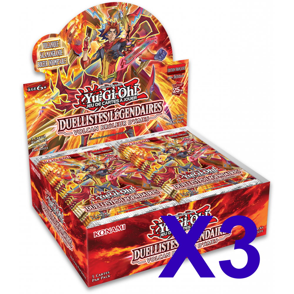 Yu-Gi-Oh! Boite De 36 Boosters - Les Duellistes Légendaires : Volcan B
