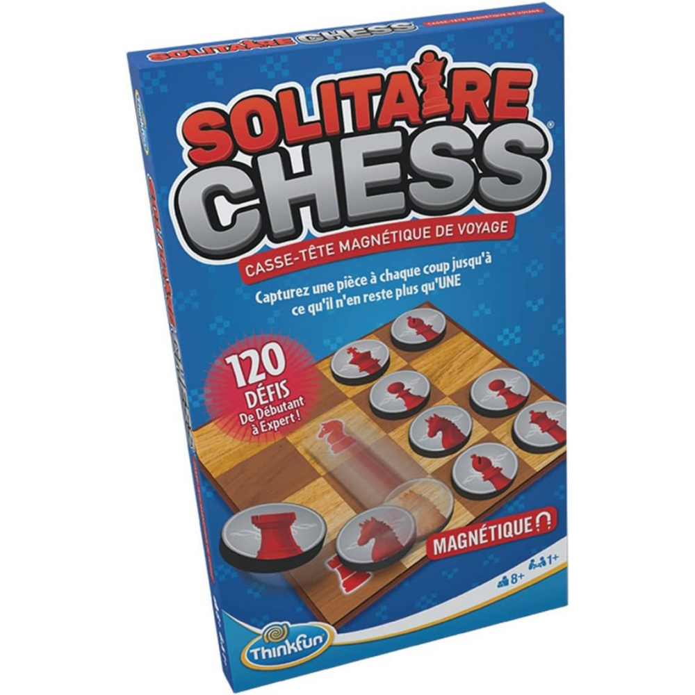 Echecs - Solitaire Chess - Magnétique - Jeux de Société - Stratégie