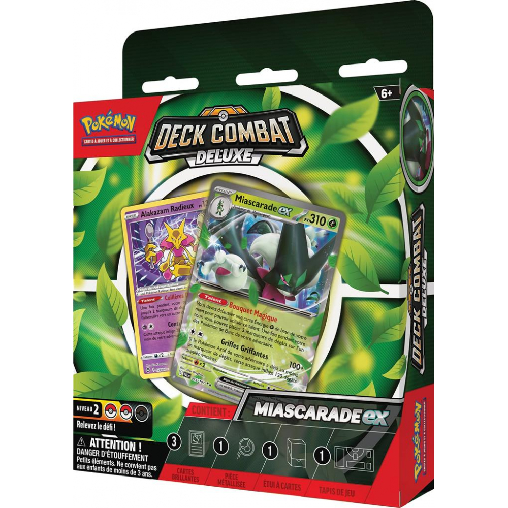 Pokémon Deck de Combat Deluxe - Miascarade Ex - Cartes à Collectionner