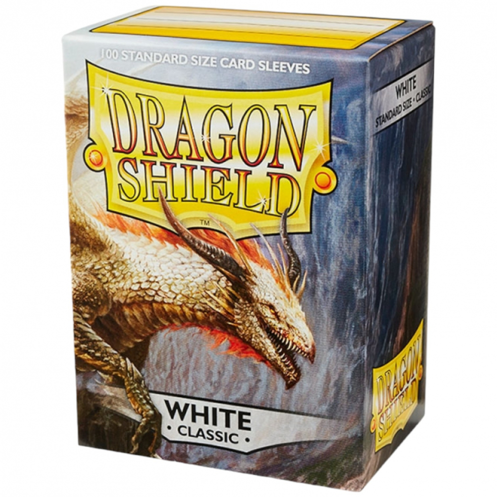 Protèges Cartes Standard Classic- White Dragonshield (par 100) - UltraJeux