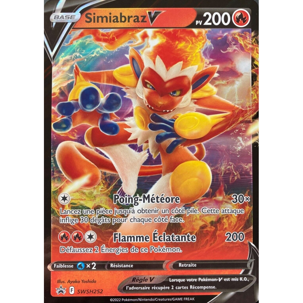 Pokémon Promo - Pokemon Epée & Bouclier - Simiabraz V - SWSH252 - FR