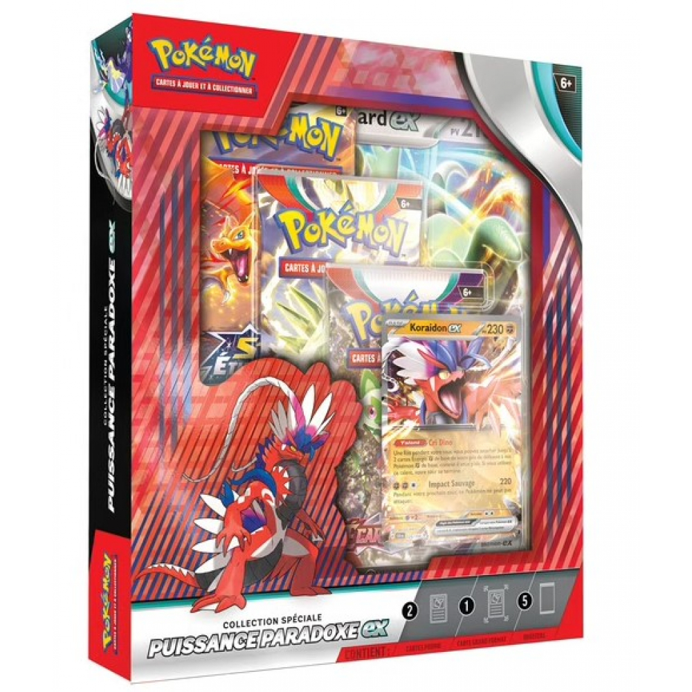 Pokémon Double ex Miraidon & Koraidon ( Double Face ) - Cartes à Colle