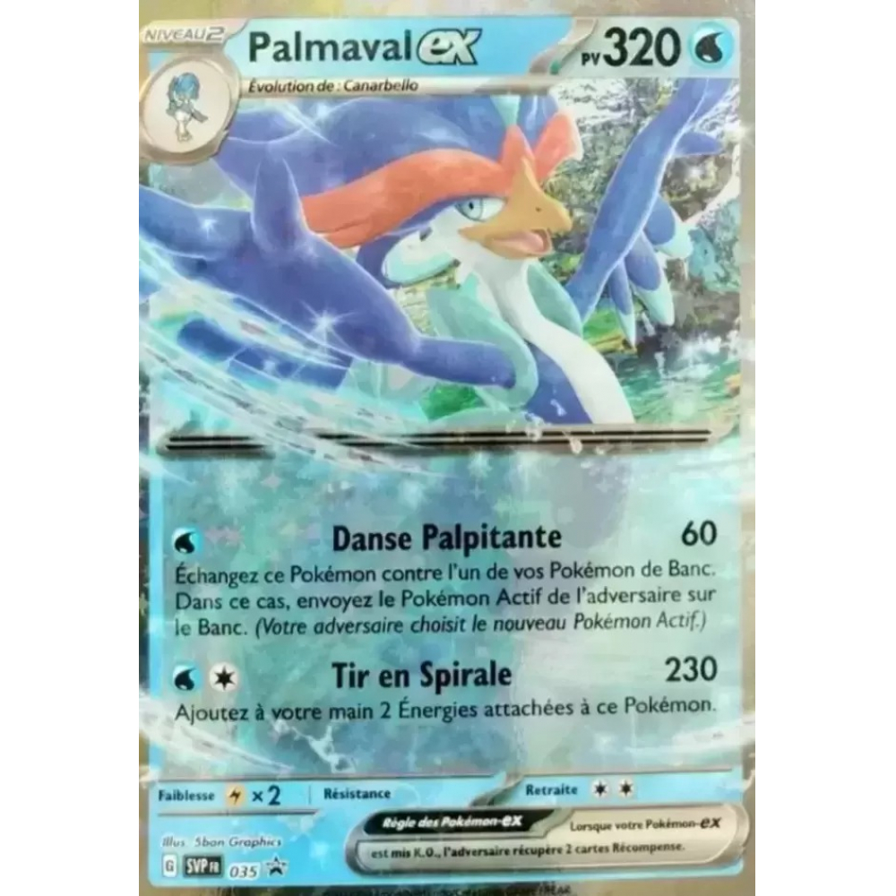 Produit Promo - Pokemon Ecarlate & Violet - Palmaval EX - SVP-FR-035 P