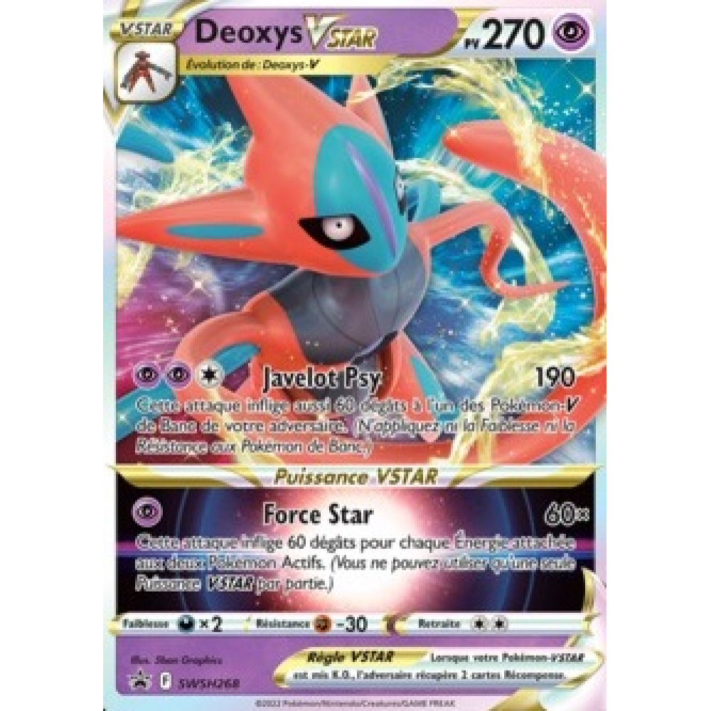 Pokémon Géante Jumbo - Deoxys VSTAR - Cartes à Collectionner
