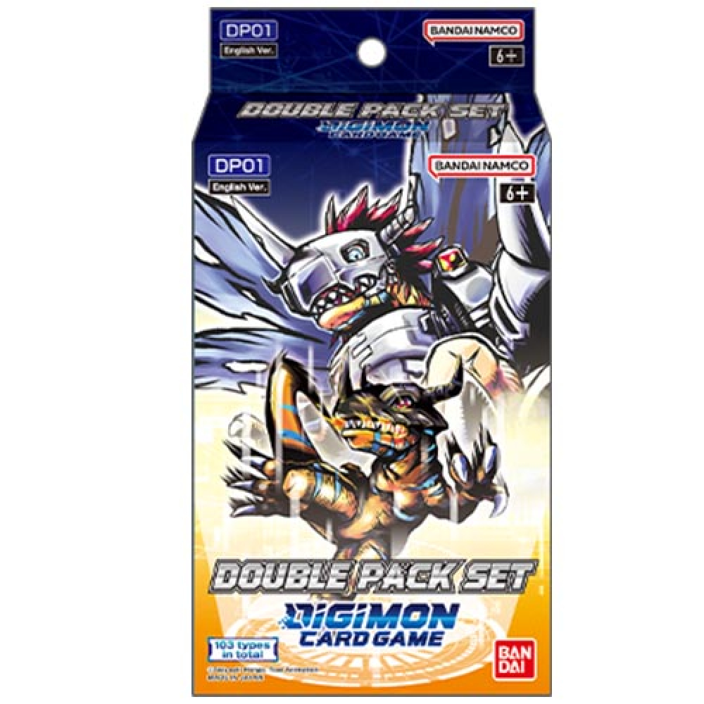 Digimon Card Game Double pack set DP01 - Cartes à Collectionner