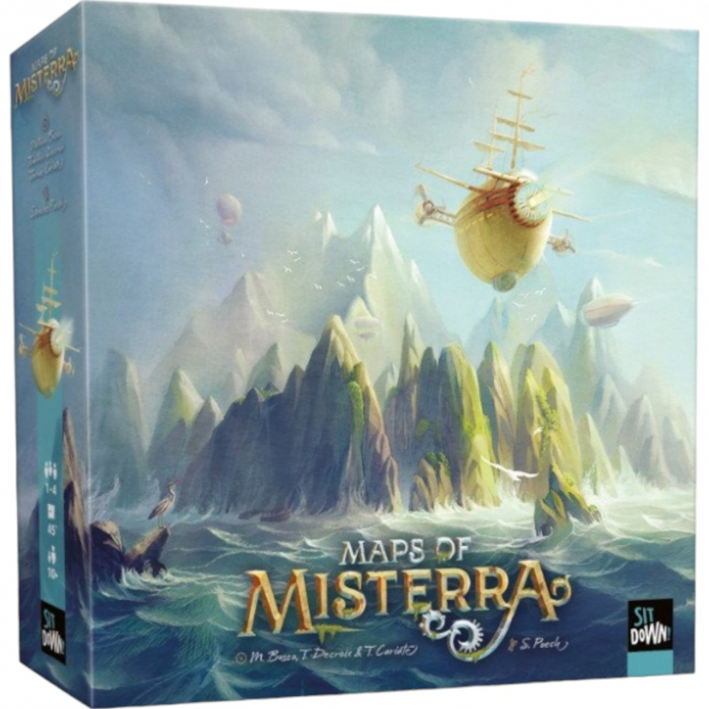 Jeu de Plateau Maps of Misterra Aventure - UltraJeux