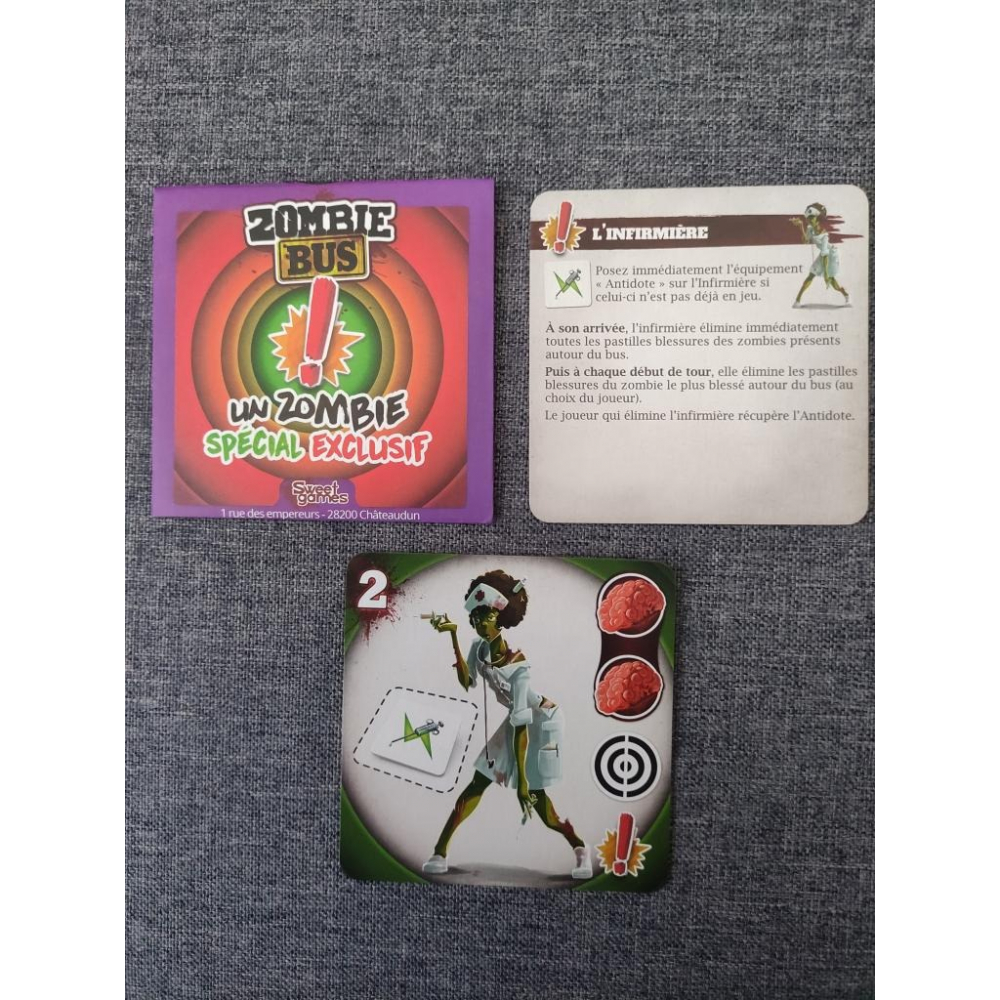 Zombie Bus : Un Zombie Spécialement exclusif (Goodies) - Jeux de Socié