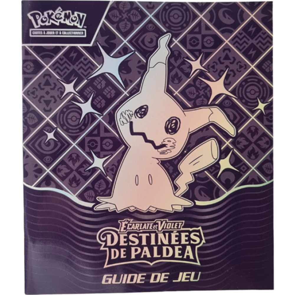 Carnet Pokémon EV4.5 - Ecarlate et Violet -destinées de paldea- Guide ...